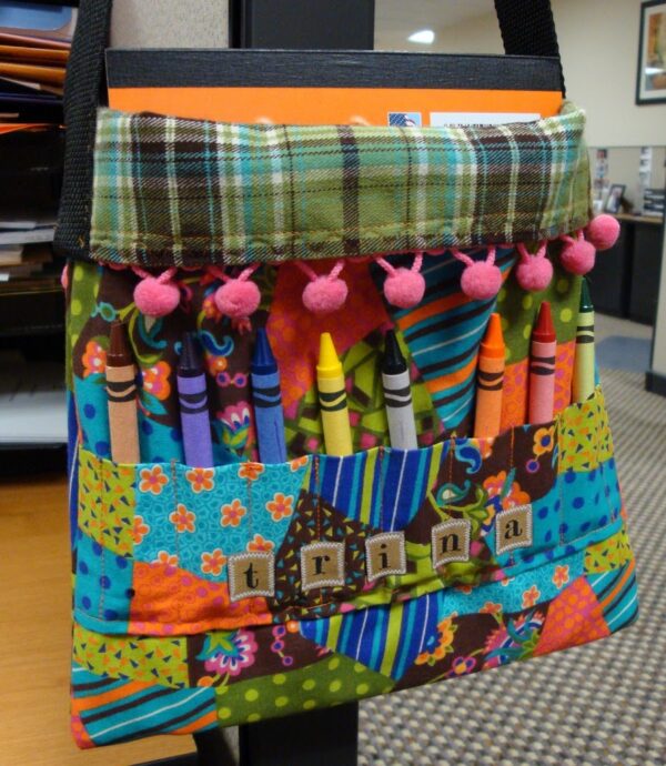 Crayon Tote Bag Tutorial