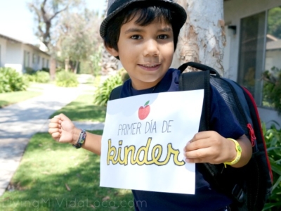 Back to school printable in Spanish