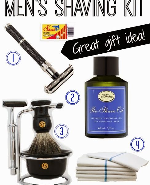 Men's Shaving Kit - what you need for this guy's gift idea