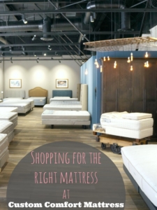 Shopping for a handcrafted mattress at Custom Comfort
