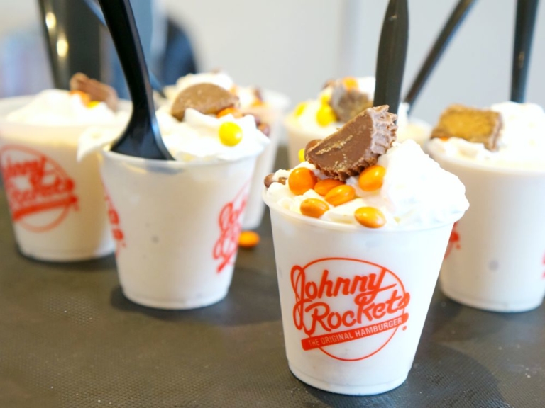 Johnny Rocket's Reese’s Chocolate Peanut Butter Shake