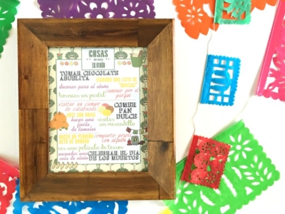 Fall bucket list printable in Spanish : Imprimible para el otoño