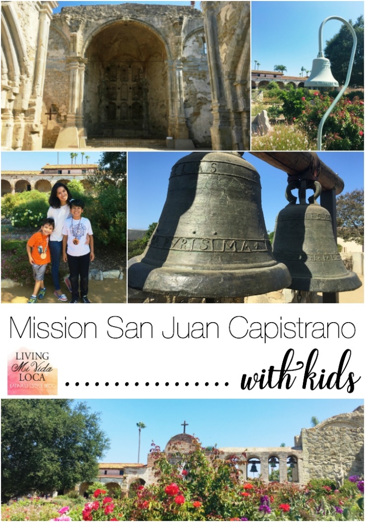 Visiting Mission San Juan Capistrano with kids