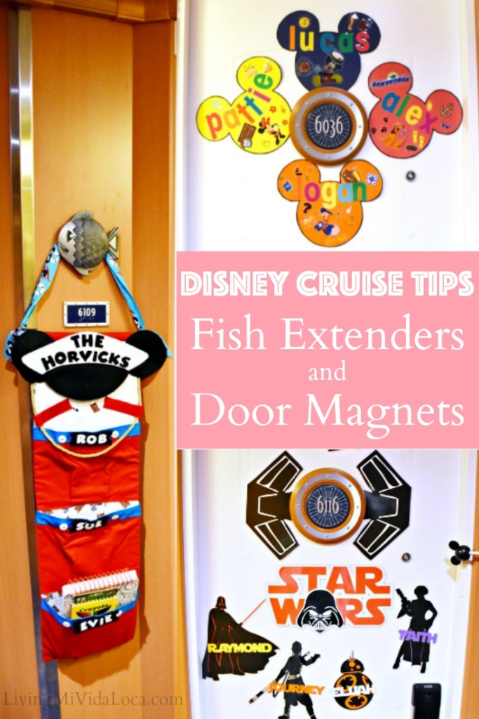 Disney Cruise Tips: Fish extenders and door magnets