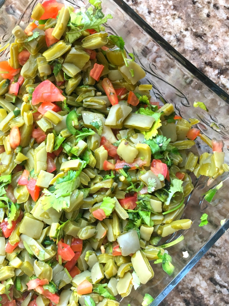 Mexican Cactus Salad Recipe