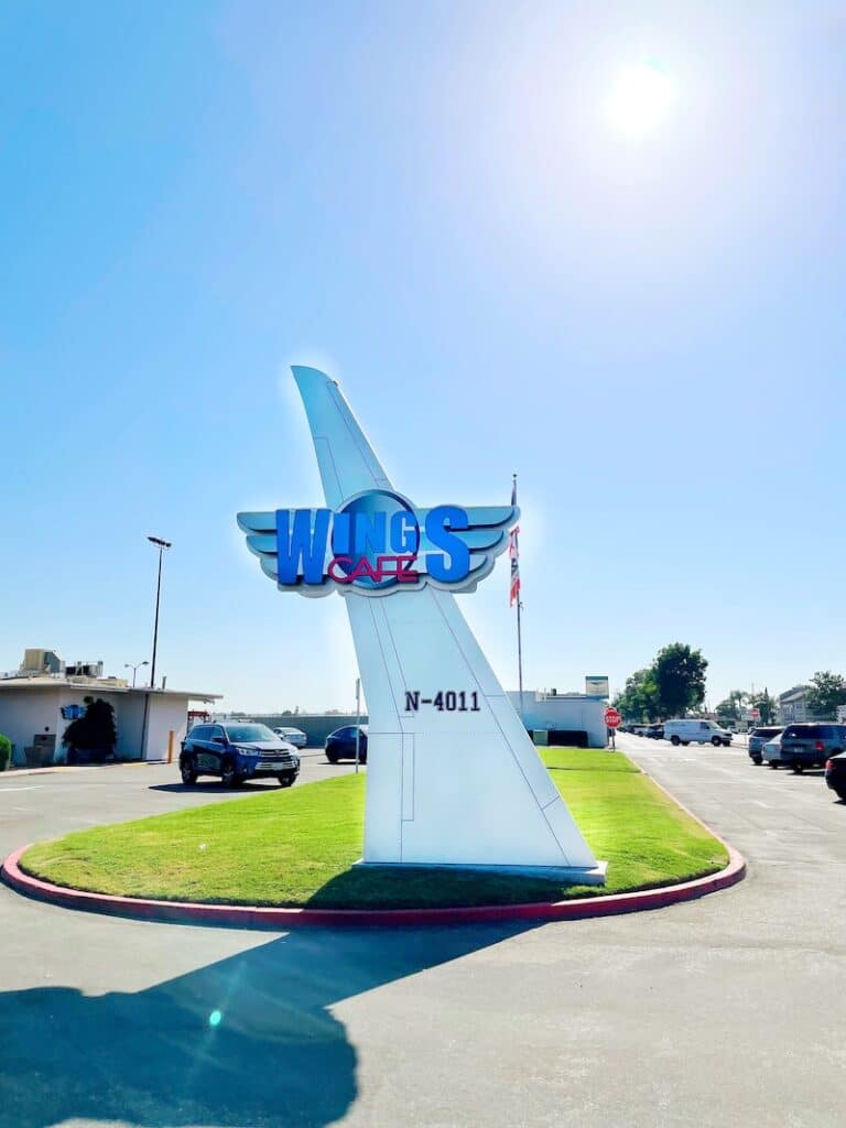 Wings Cafe at the Fullerton Airport