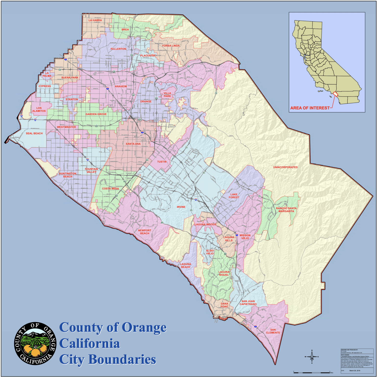 Cities in Orange County, California
