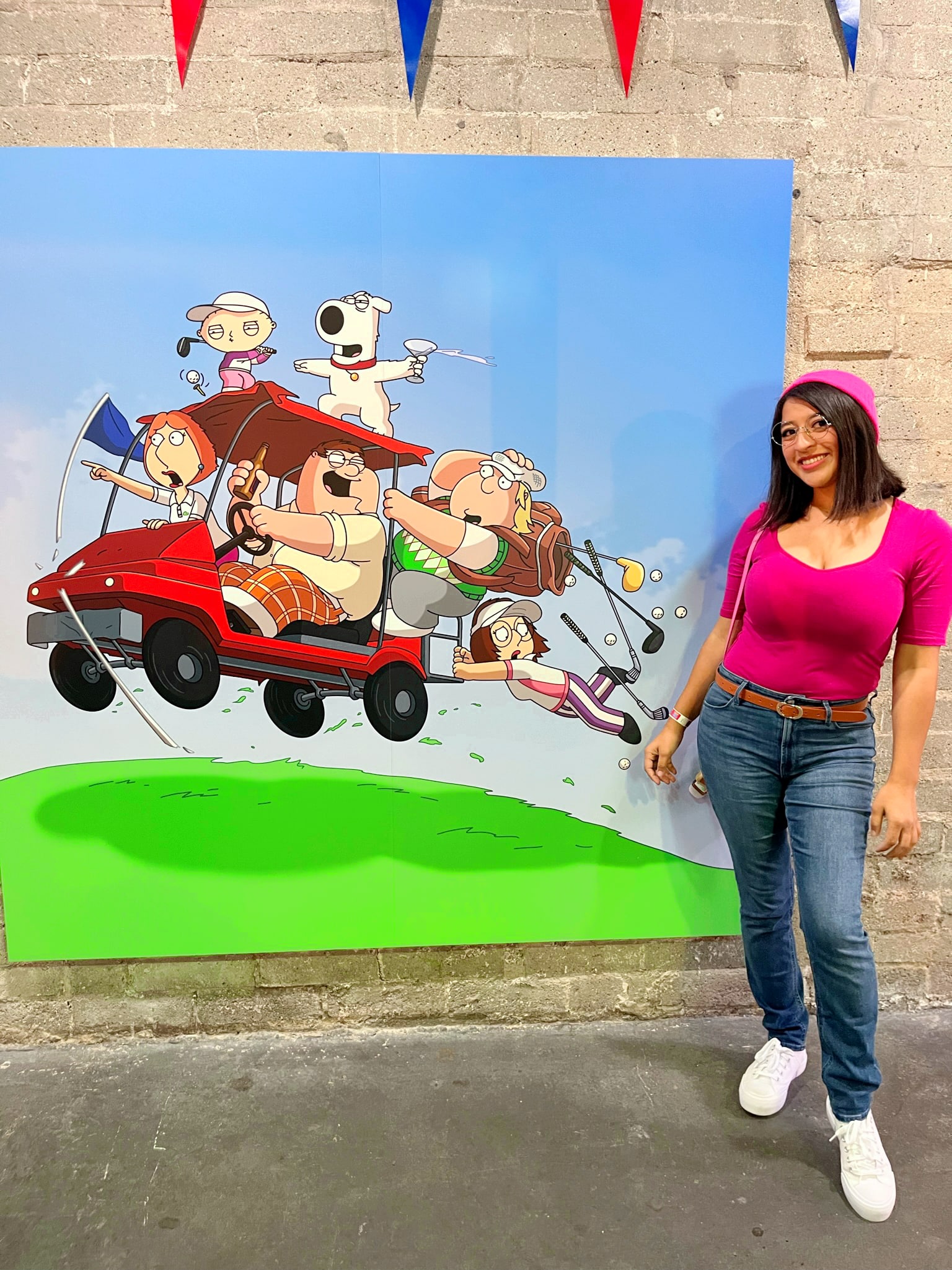 Family Guy Experience "Giggity Golf" in Downtown LA
