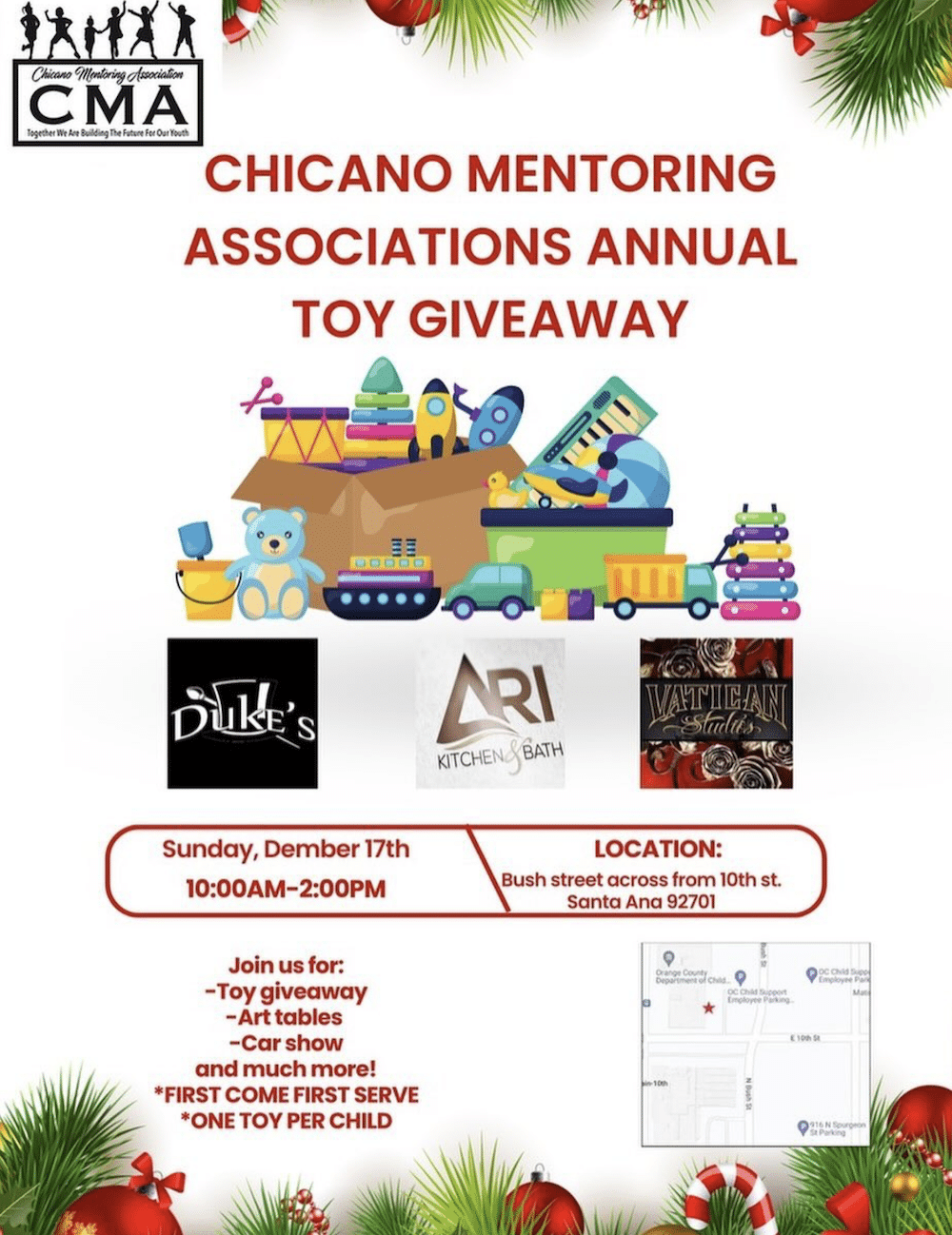 Christmas Toy Giveaways in Orange County