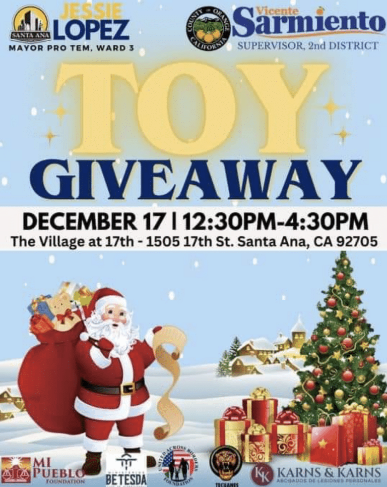 Christmas Toy Giveaways in Orange County