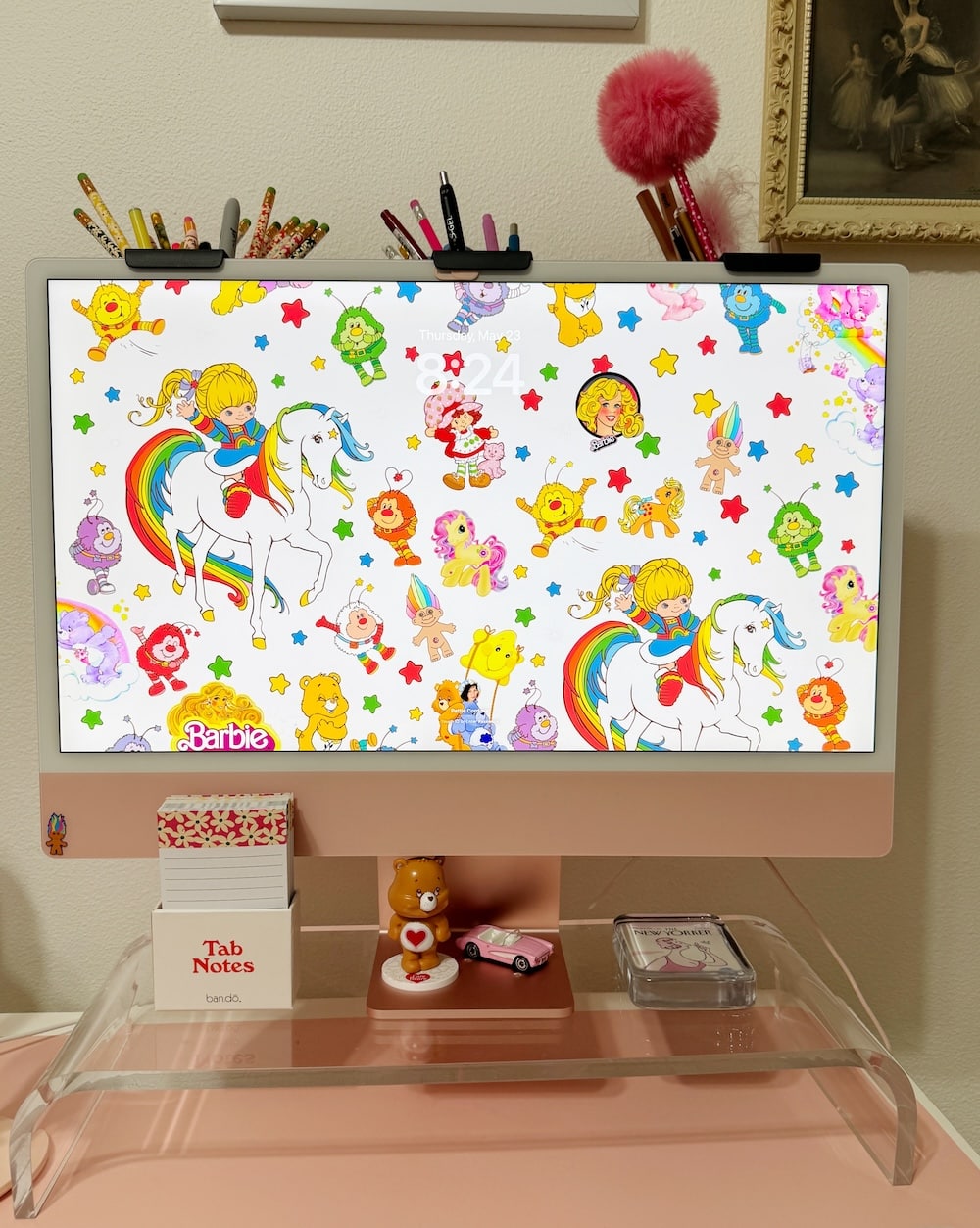 Free Downloadable digital Wallpapers featuring Rainbow Brite