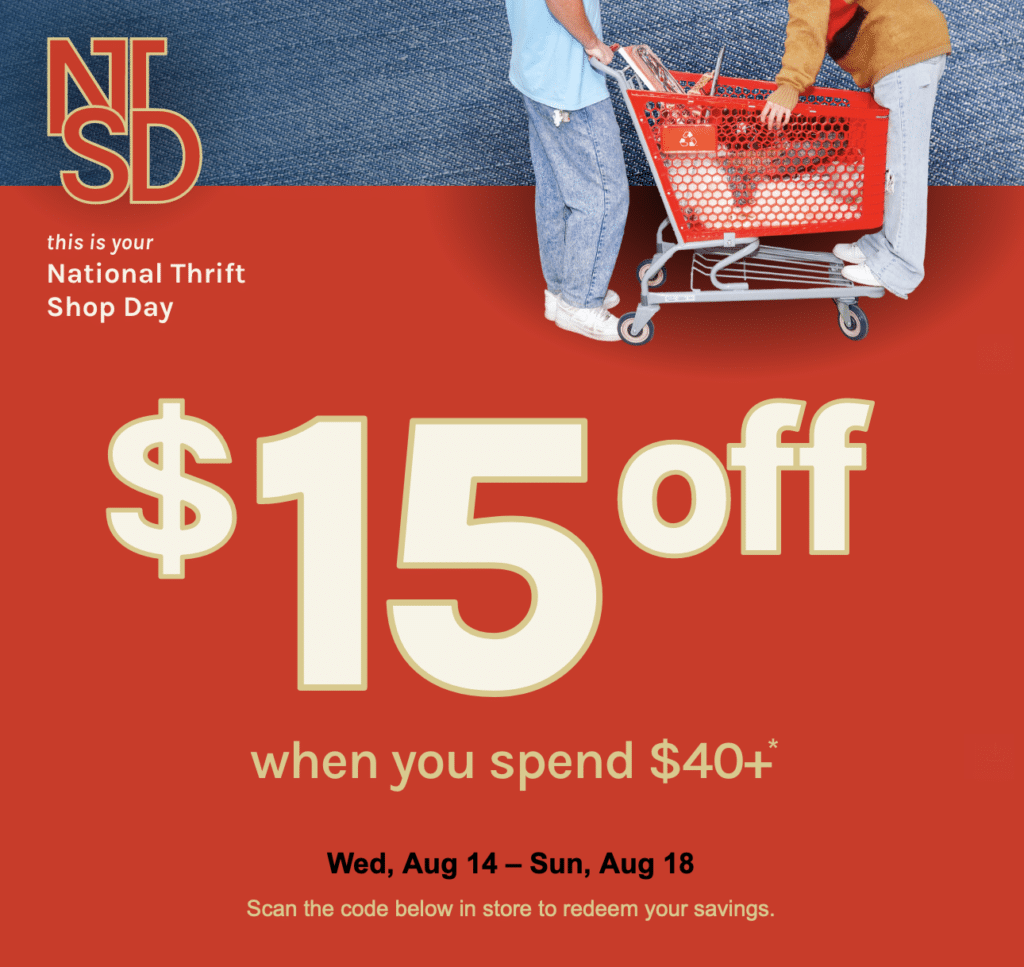 National Thrift Shop Day deals 2024